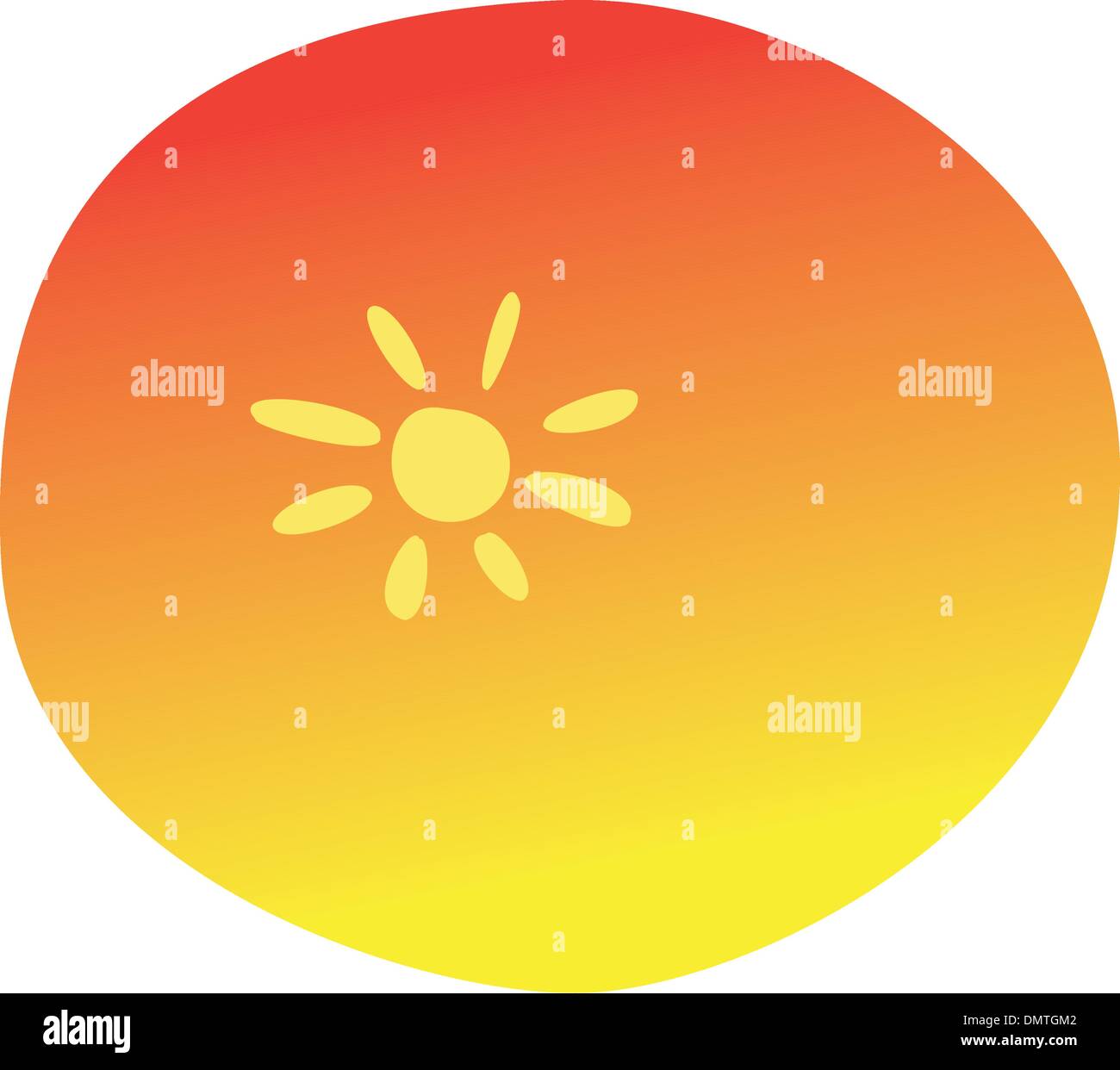 Tropical island sunset beach Stock Vector Images - Alamy