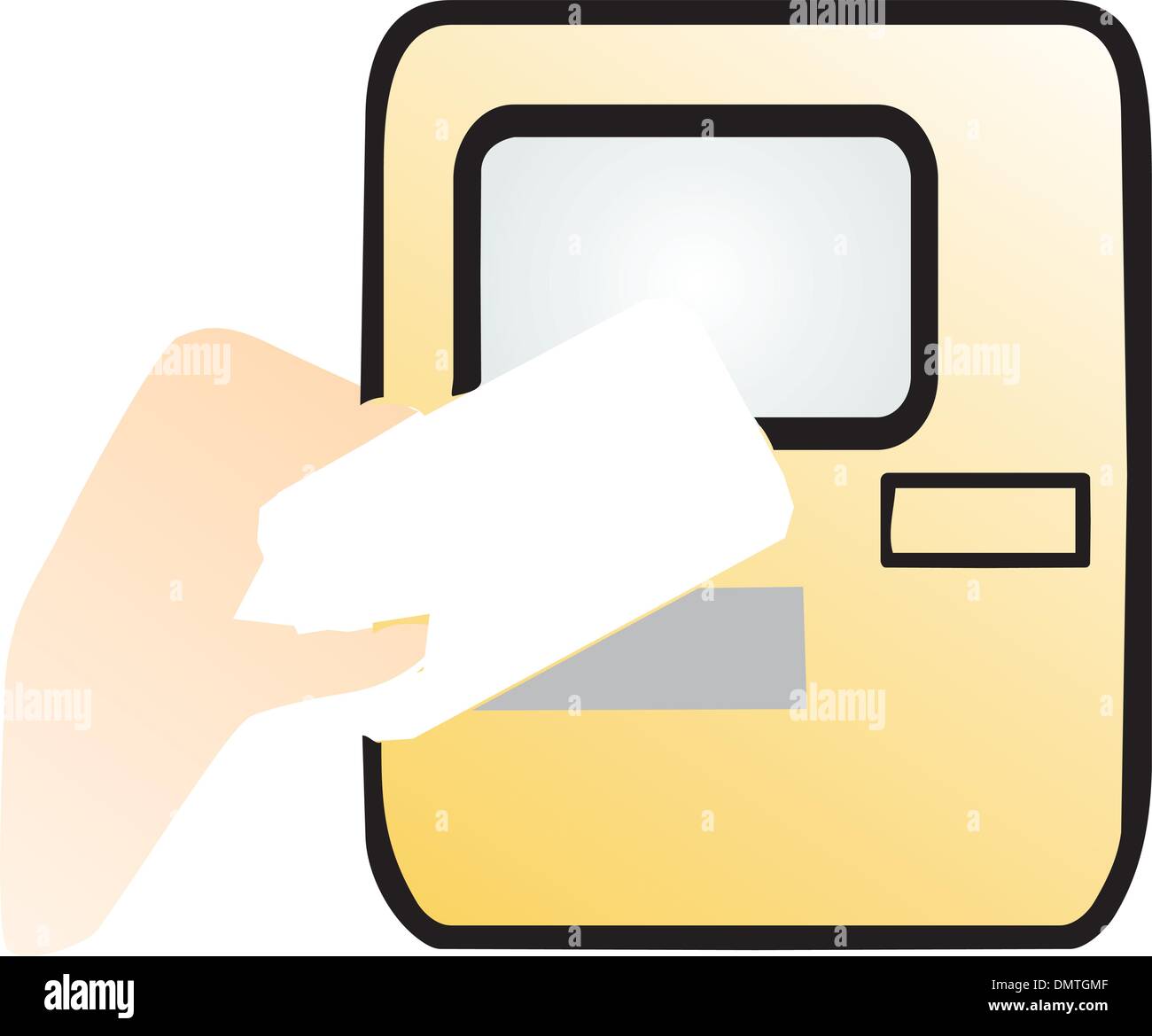 Exchange machine Stock Vector Images - Alamy