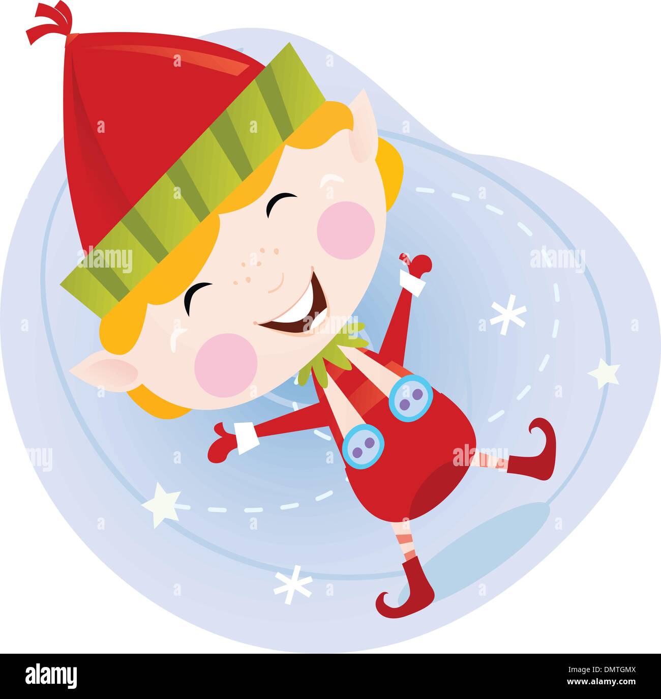 Boy in red santa Stock Vector Images - Alamy