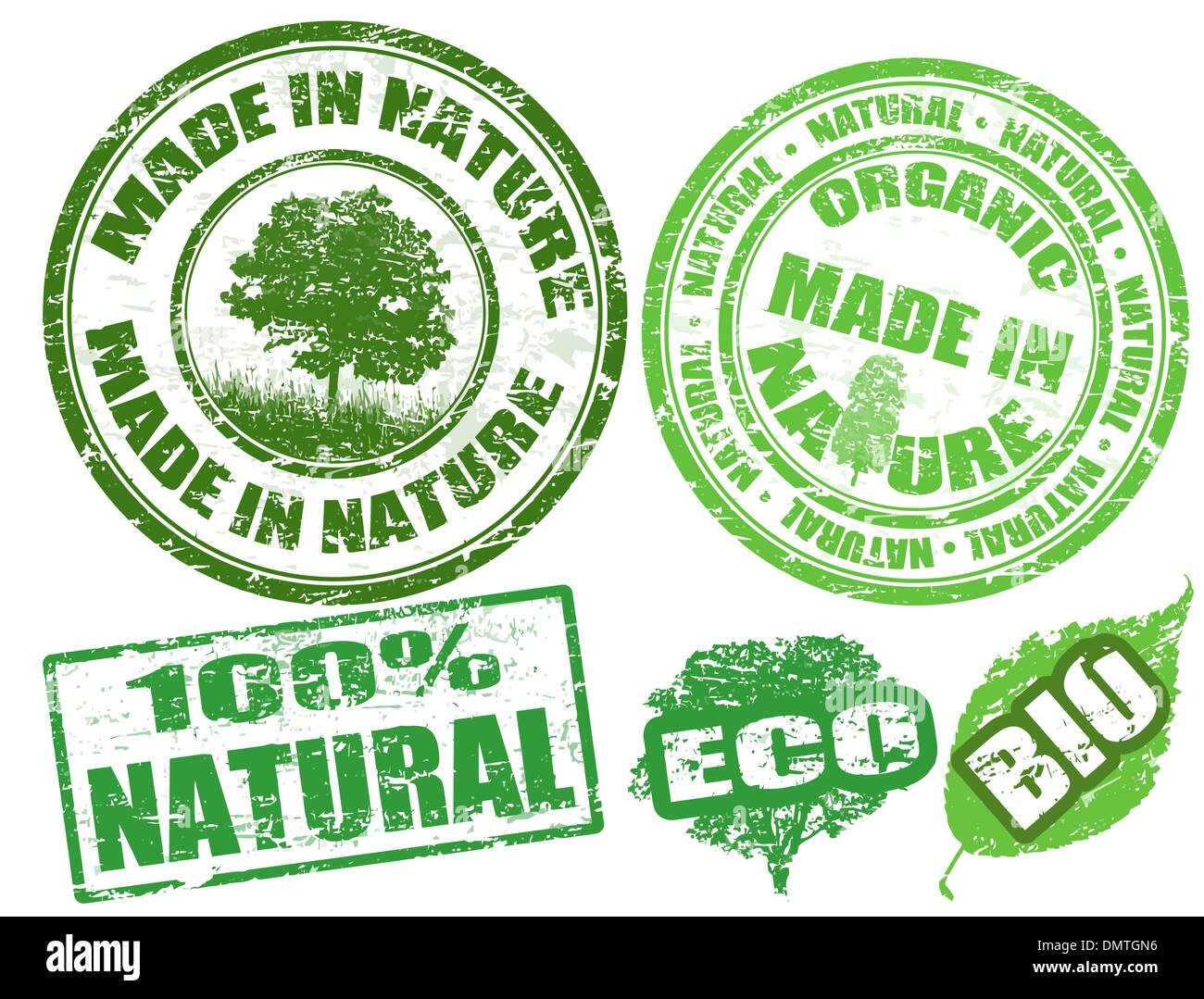Made in nature stamps Stock Vector Image & Art - Alamy