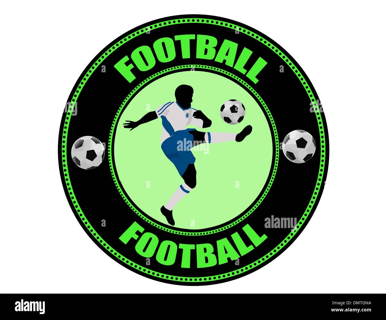 Football label hi-res stock photography and images - Alamy