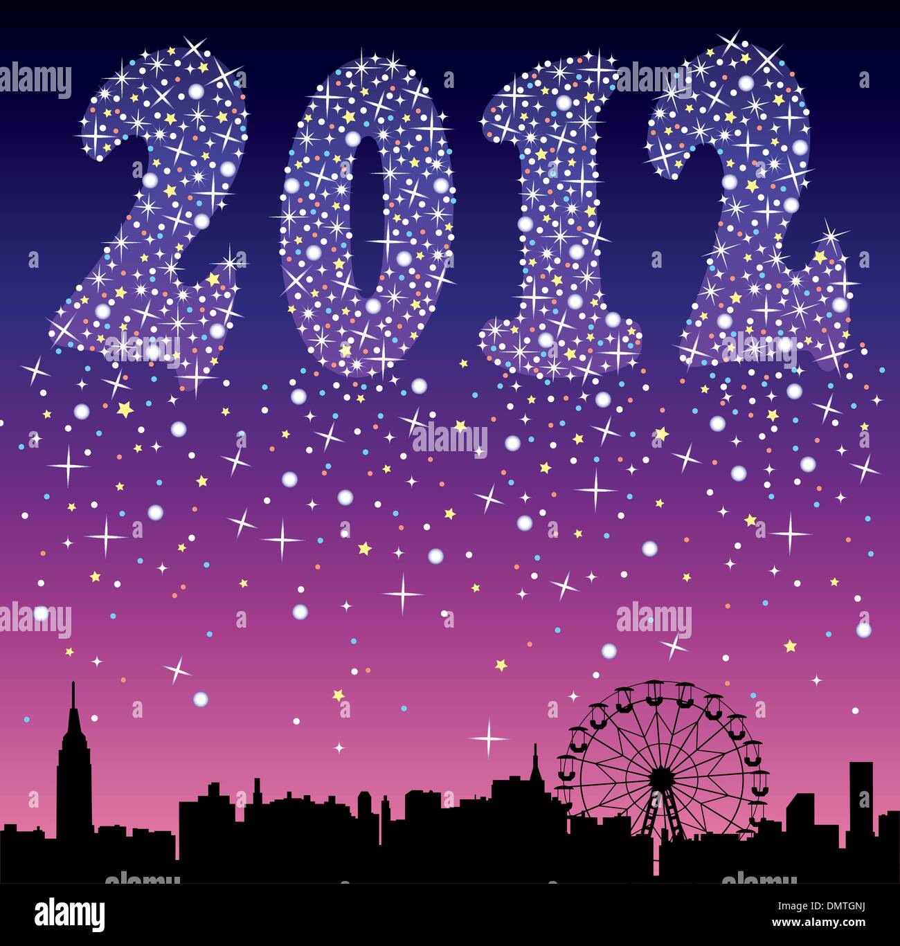 Number 2012 Stock Vector Images - Alamy