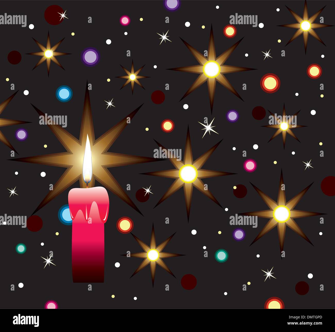 Candle lights Stock Vector Images - Alamy