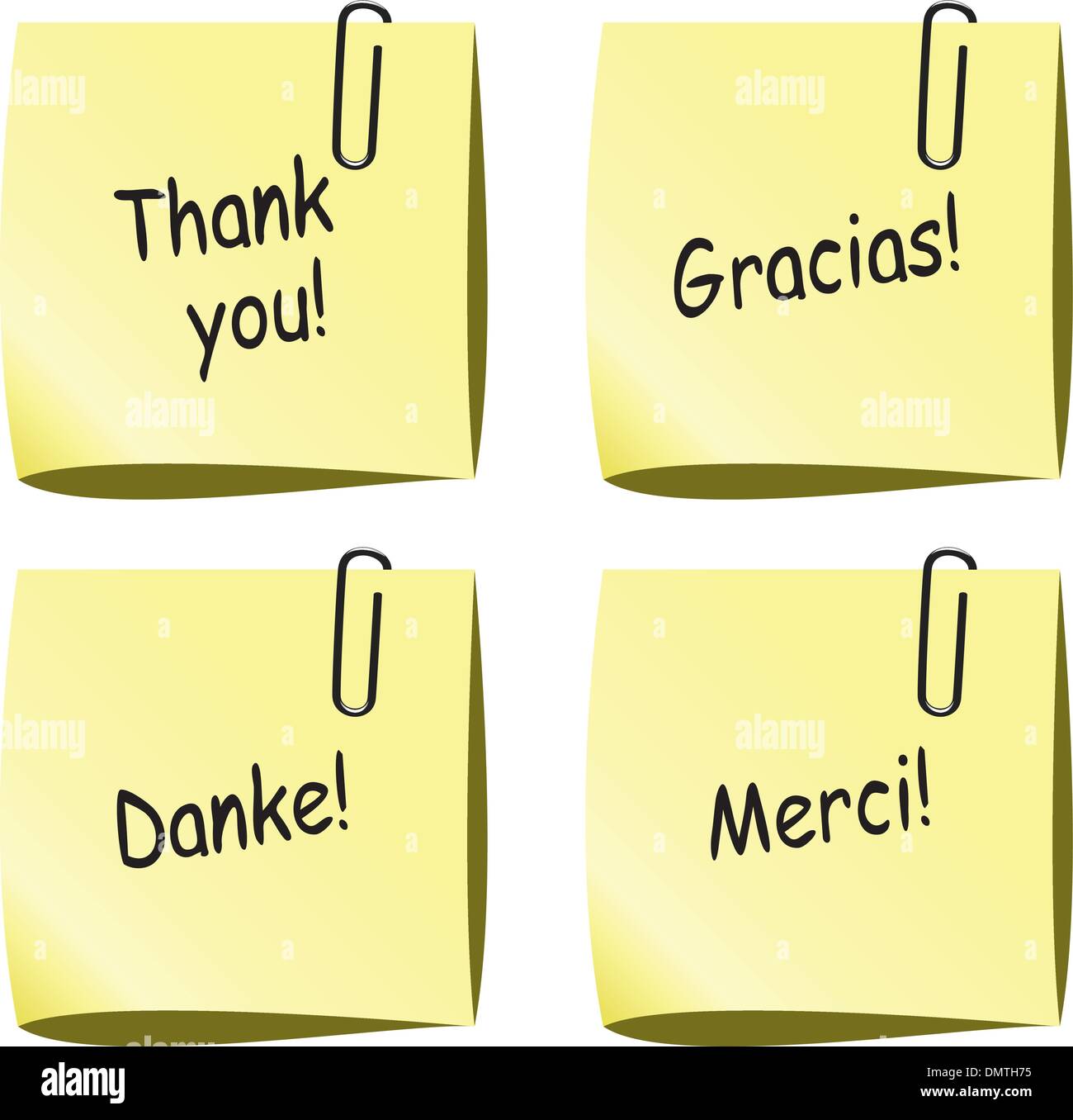 Thank you Stock Vector Images - Alamy