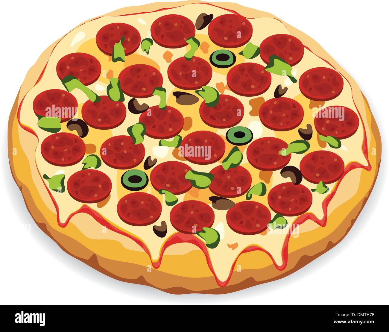 vector italian pizza Stock Vector Image & Art - Alamy