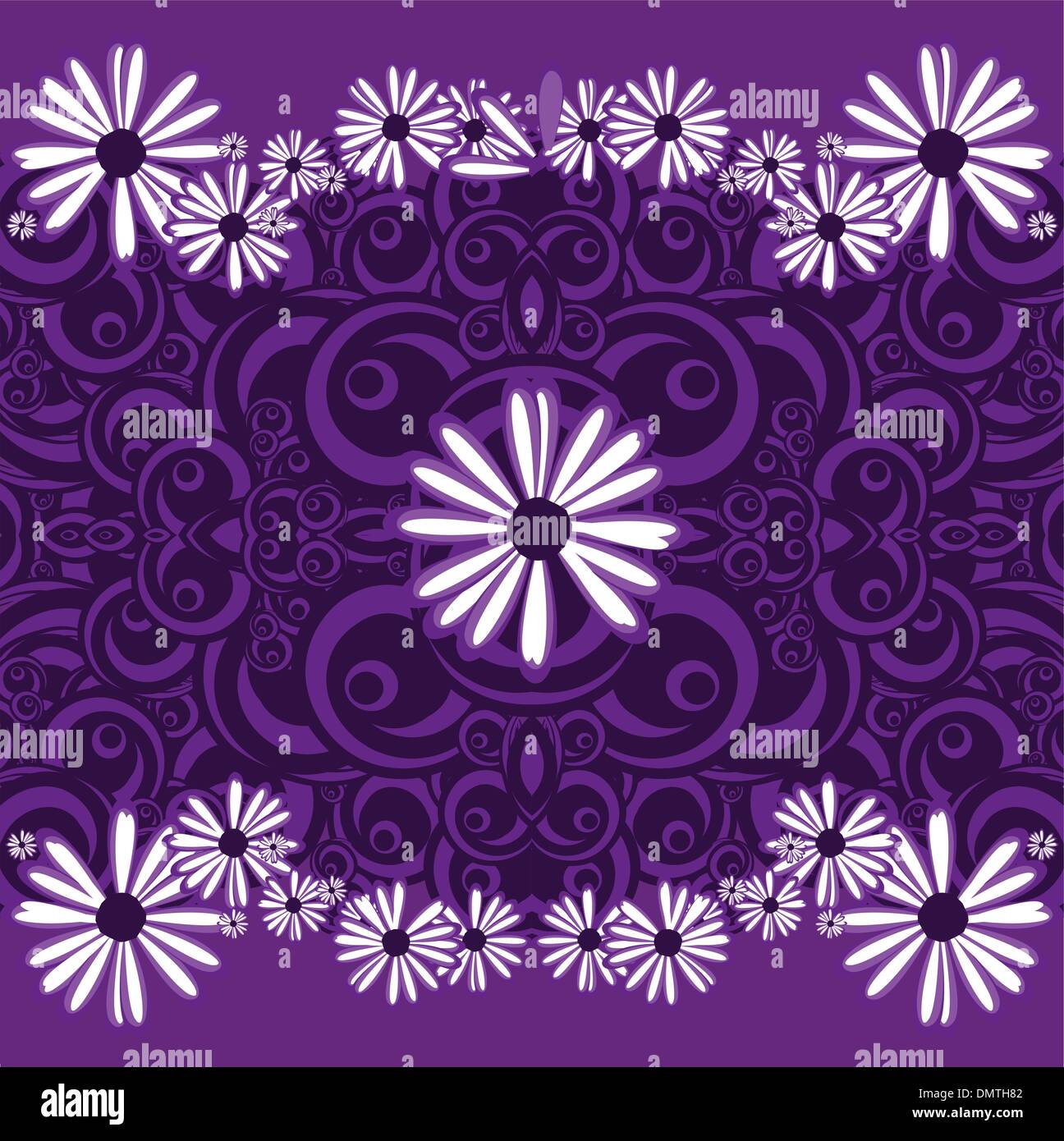 Daisy petals pattern Stock Vector Images - Alamy