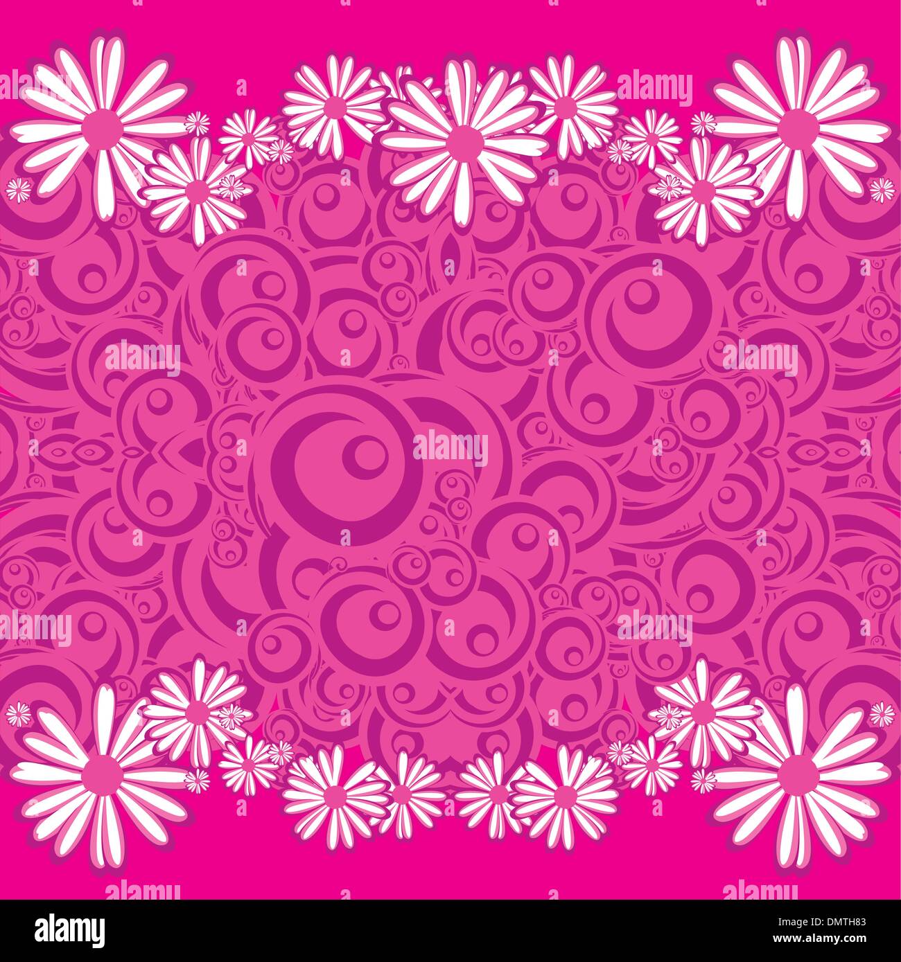 With daisies Stock Vector Images - Alamy