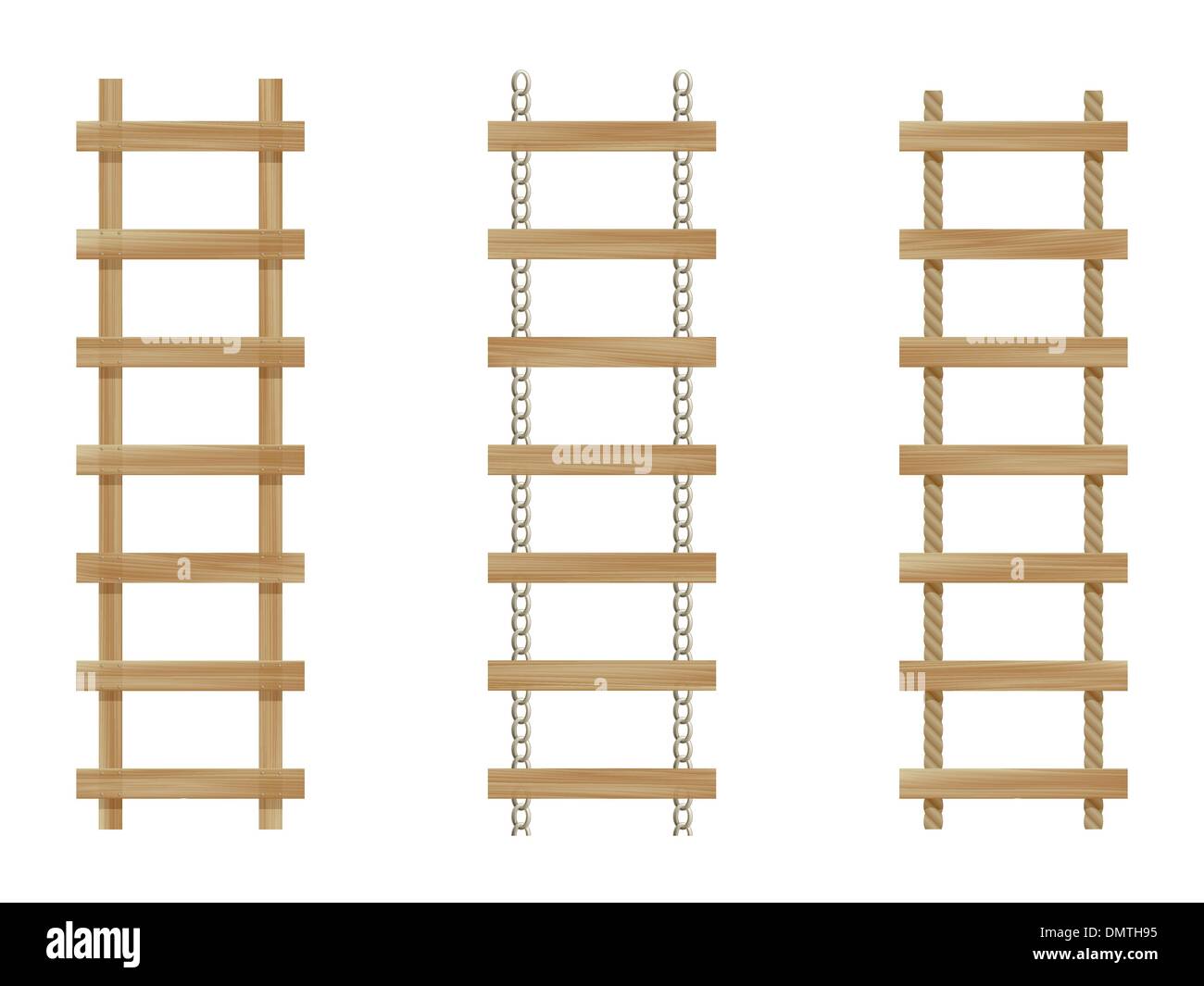 Rope ladder vector vectors hi-res stock photography and images - Alamy