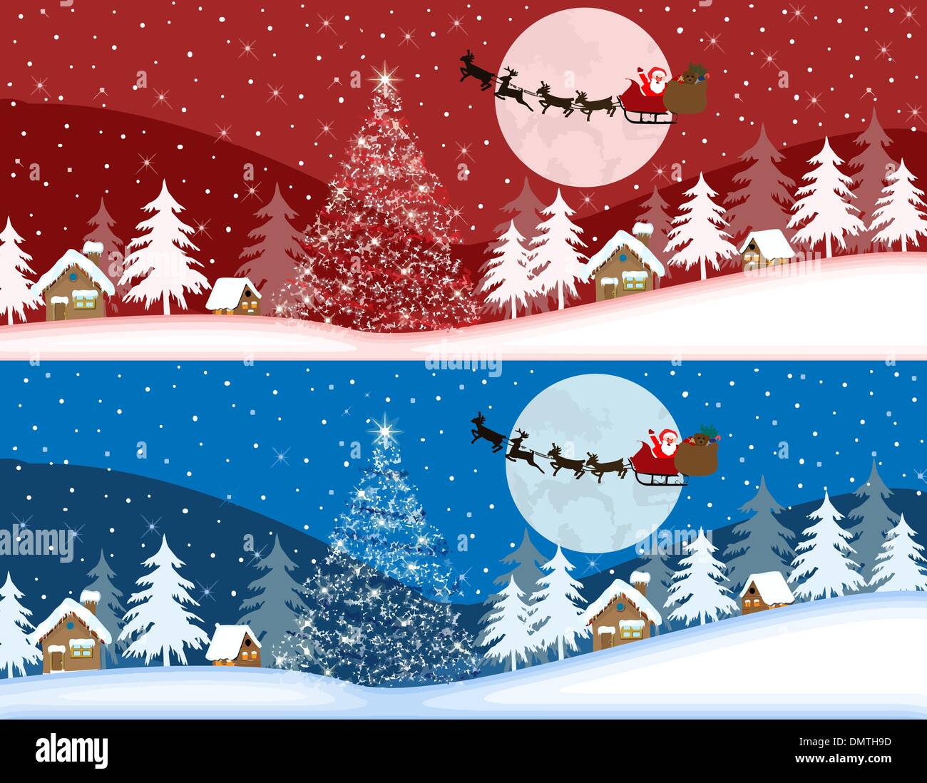 Blue red house Stock Vector Images - Alamy