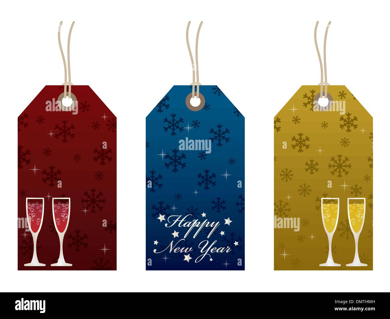 Festive gift tags Stock Vector Images - Alamy