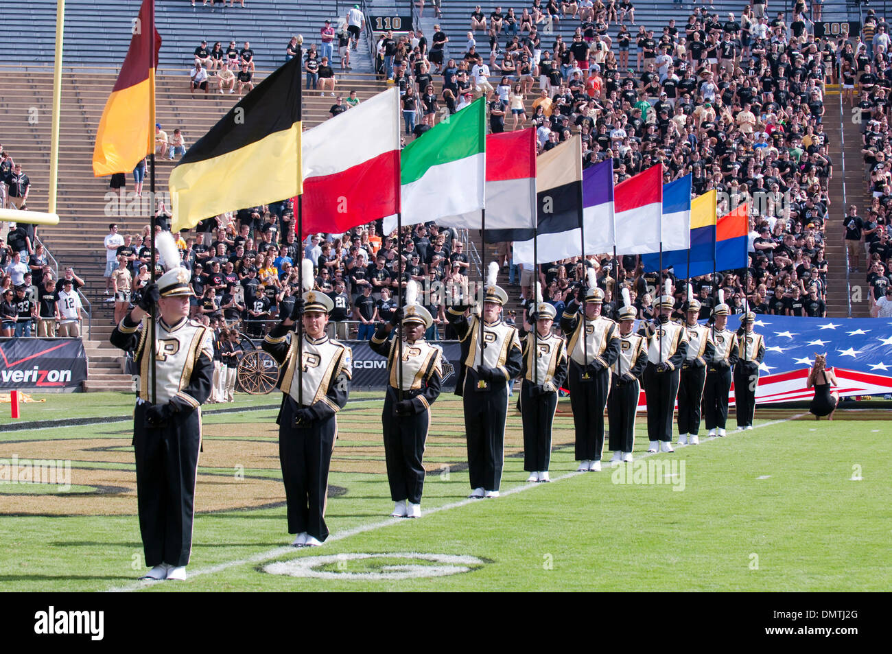 Northern Illinois Huskies vs Purdue Boilermakers .All American Marching ...