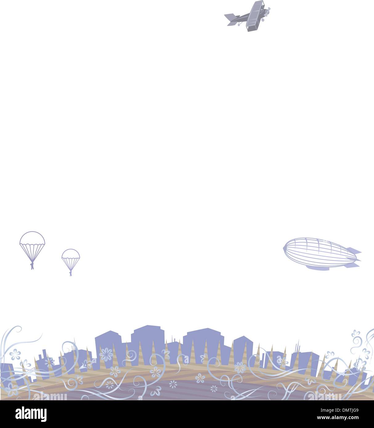 Stylized airplane Stock Vector Images - Alamy