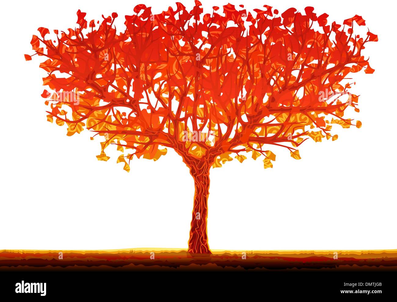 Symmetry sunset Stock Vector Images - Alamy