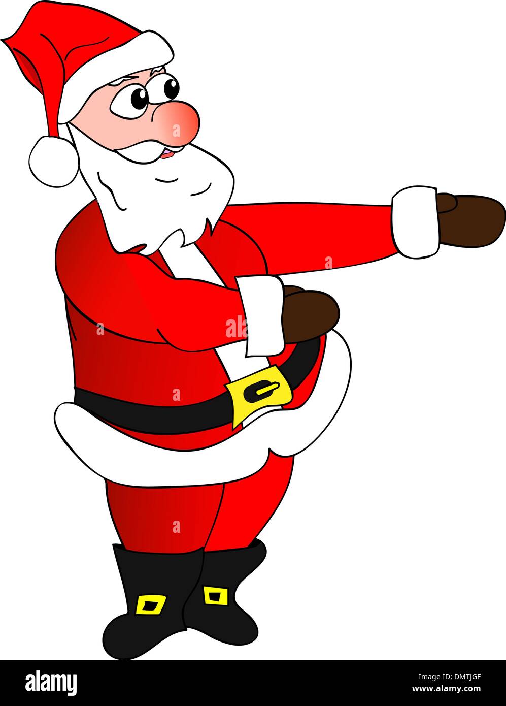 Cheerful senior saint nicholas Cut Out Stock Images & Pictures - Alamy