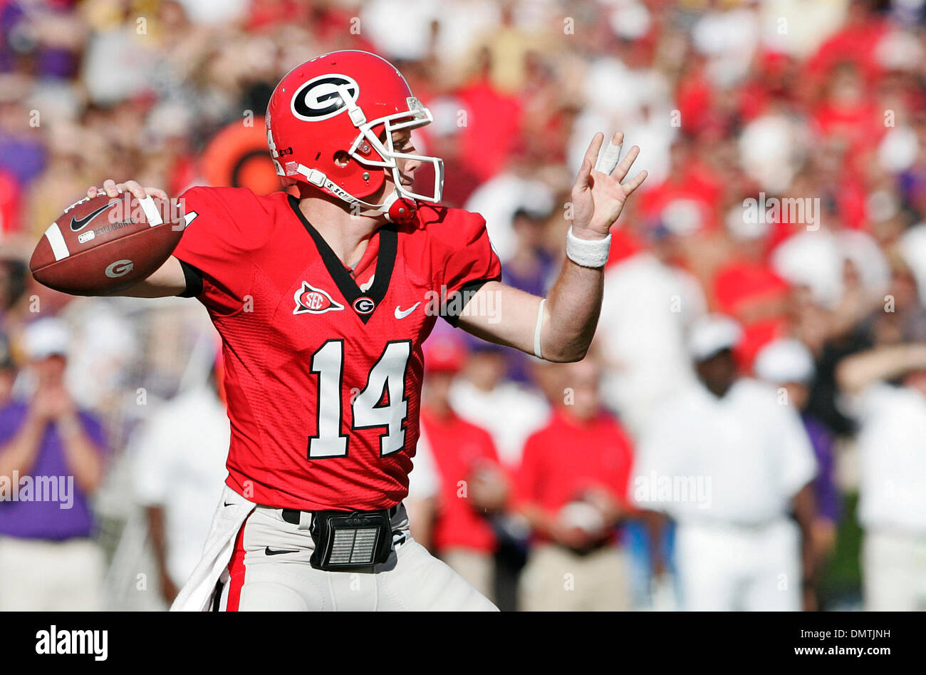 Georgia quarterback joe cox 14 hi-res stock photography and images - Alamy