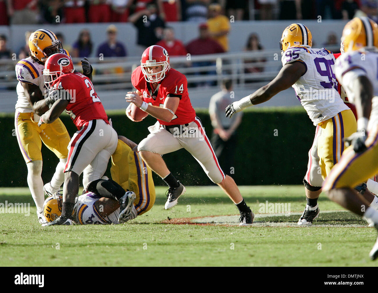 Georgia quarterback joe cox 14 hi-res stock photography and images - Alamy