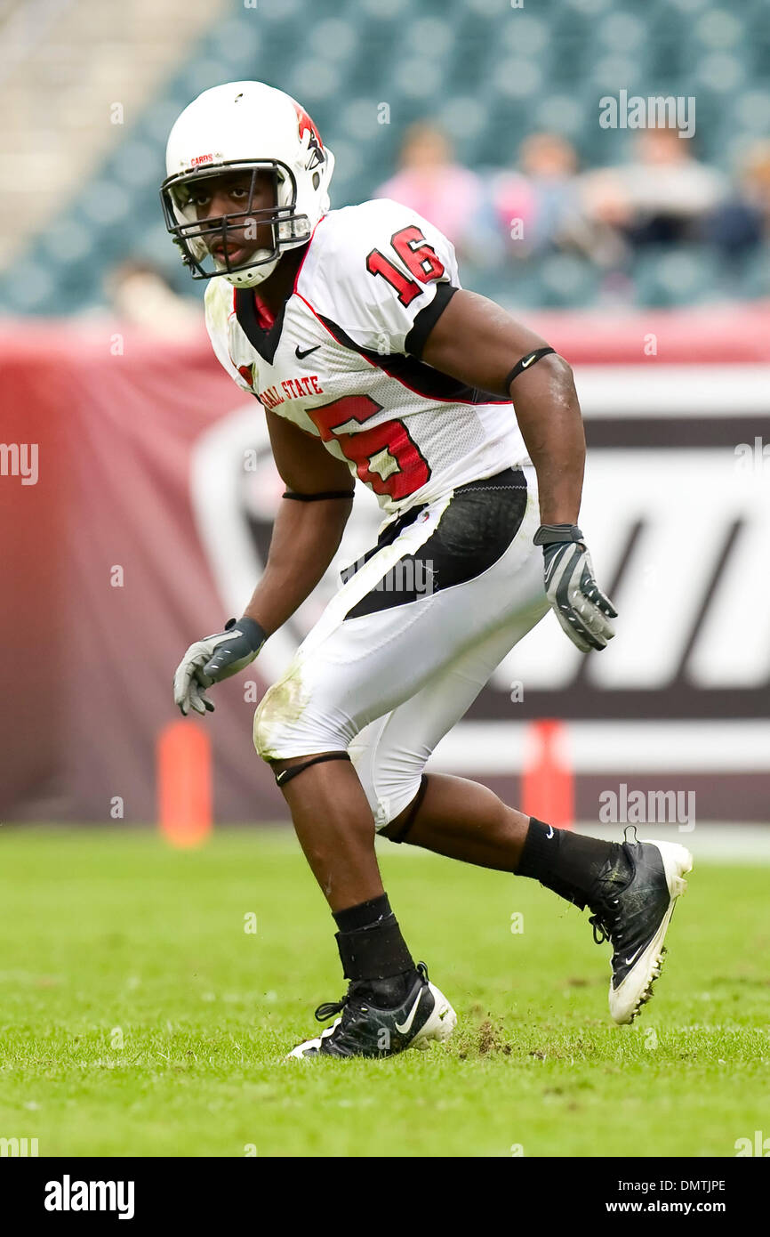 Ball State Cardinals corner Charlie Todd (16) in action during the NCAA ...