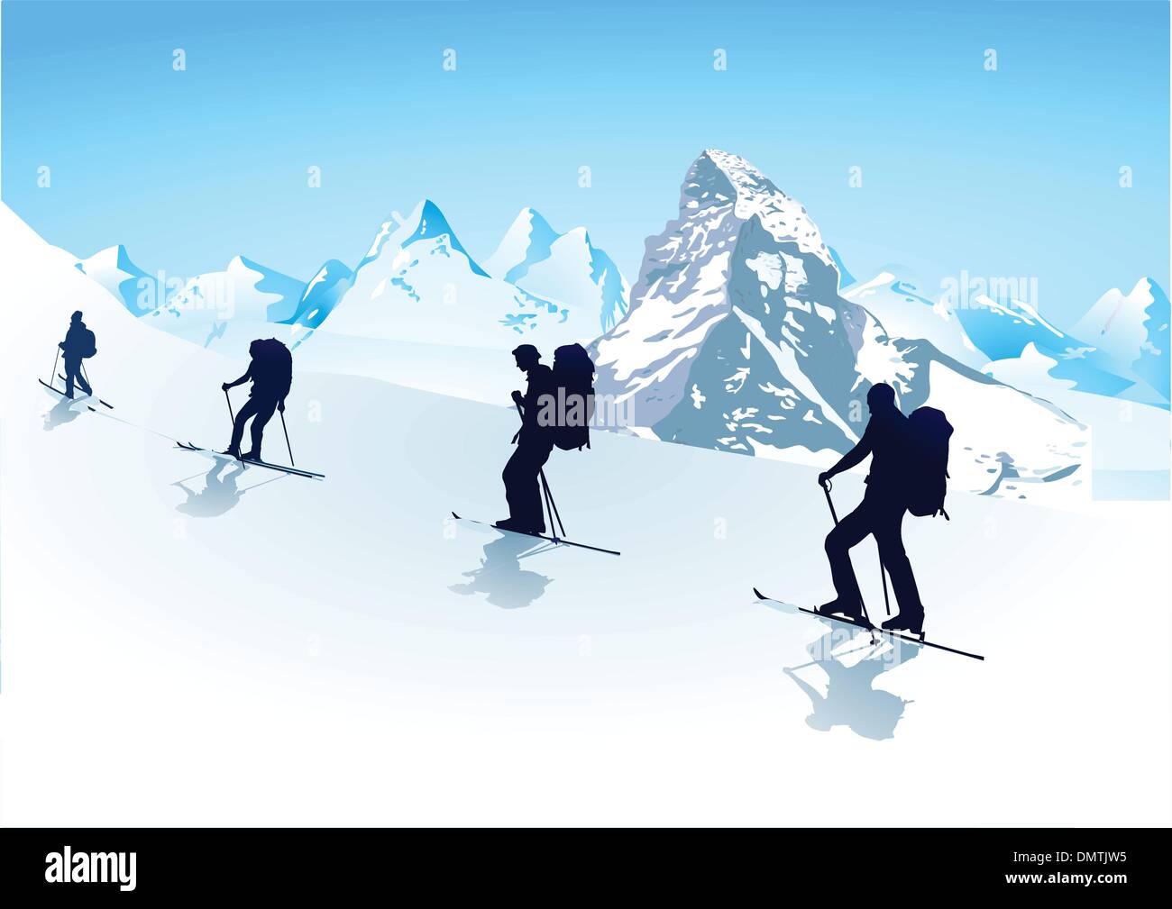 Group scenery Stock Vector Images - Alamy