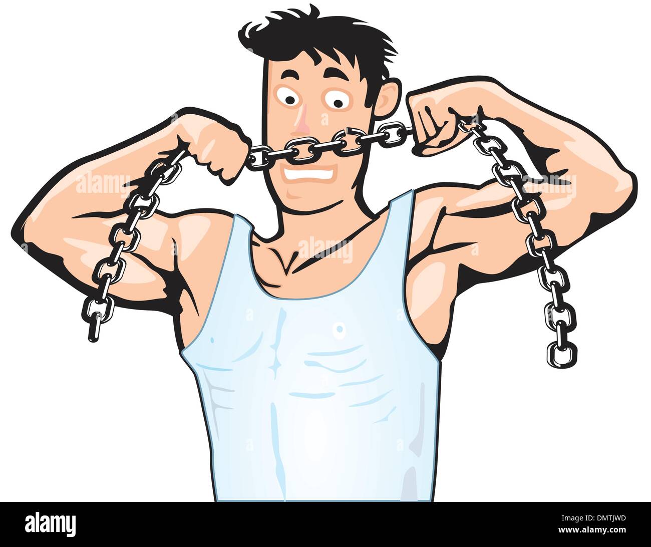 Rugged chains Stock Vector Images - Alamy