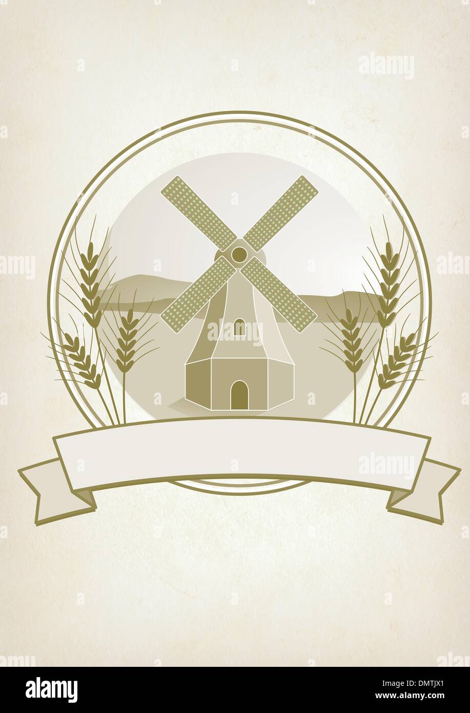 Oats cereal ears grain Stock Vector Images - Alamy