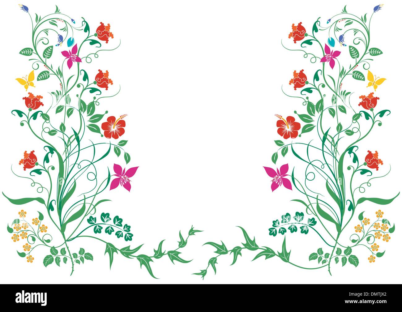 Old illustration plants in Stock Vector Images - Alamy
