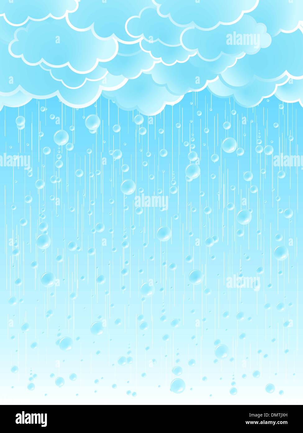 Light raindrops weather background Stock Vector Image & Art - Alamy