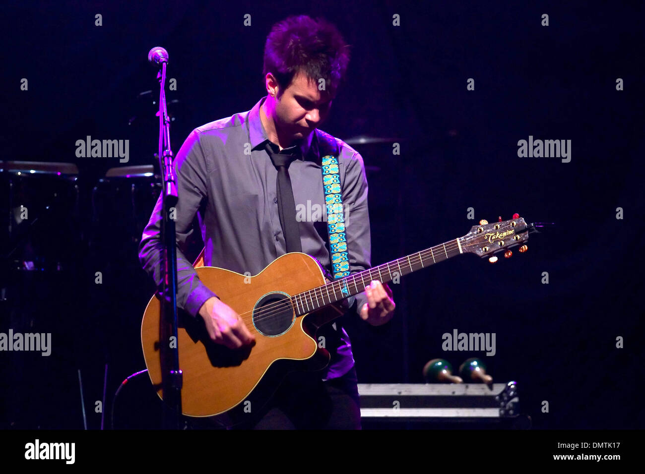 Howie Day performs to the audience at the Electric Factory in ...