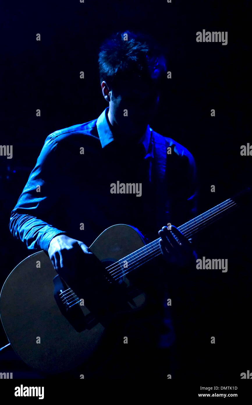 Howie Day performs to the audience at the Electric Factory in ...