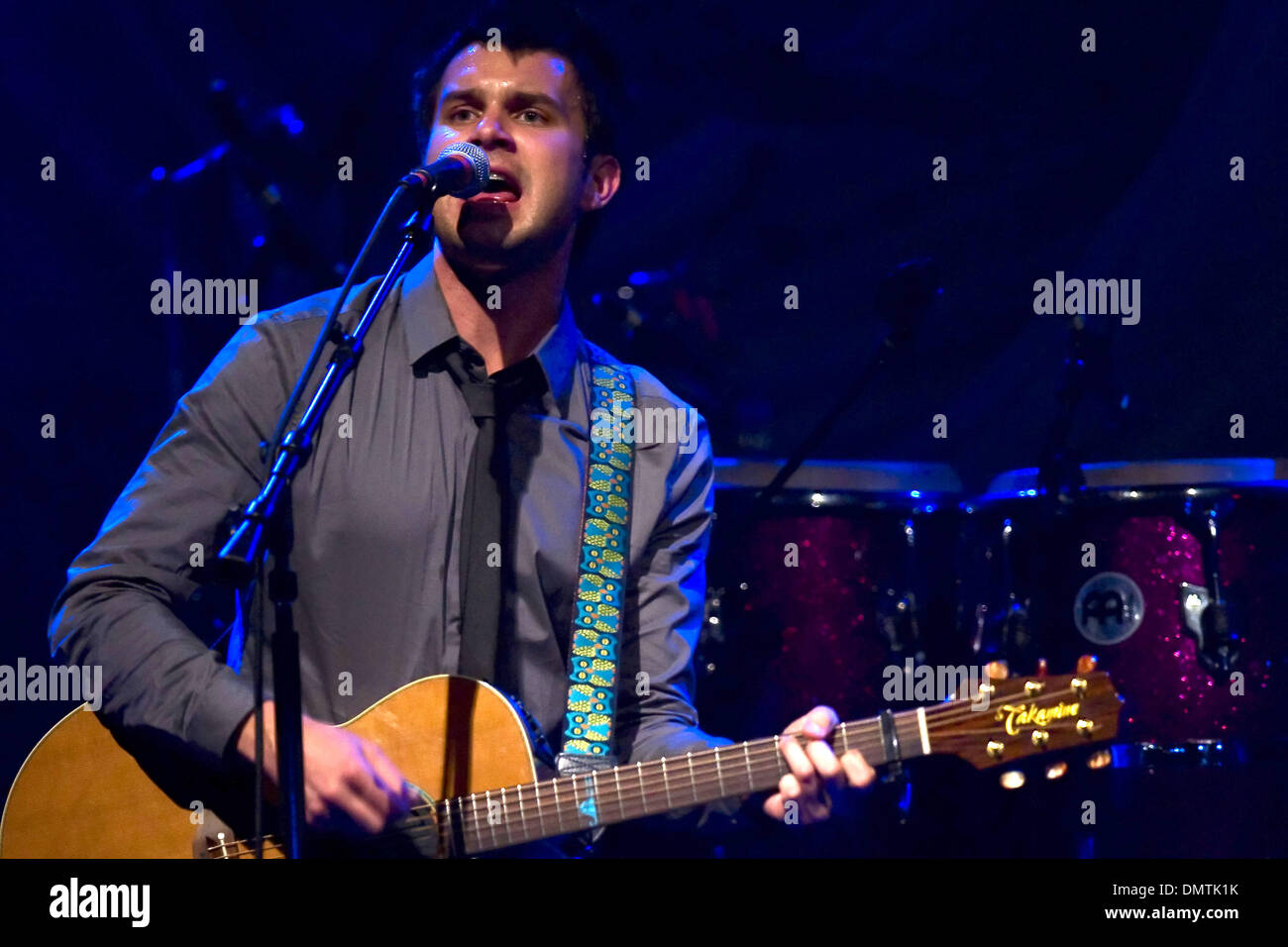 Howie Day performs to the audience at the Electric Factory in ...