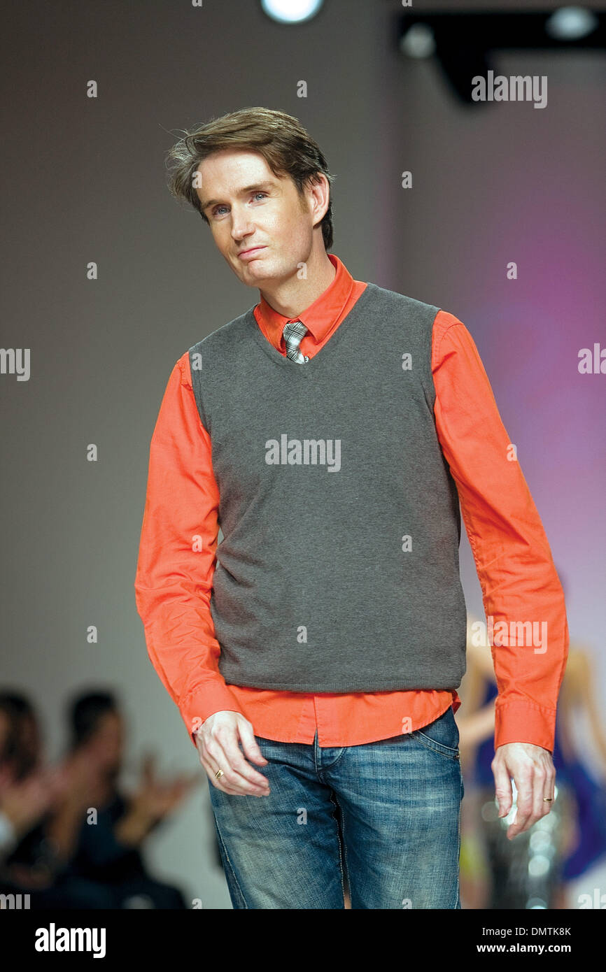 Canadian fashion designer David Dixon unveils his line of clothing at ...