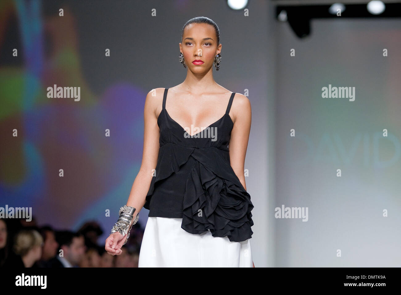 Canadian fashion designer David Dixon unveils his line of clothing at ...