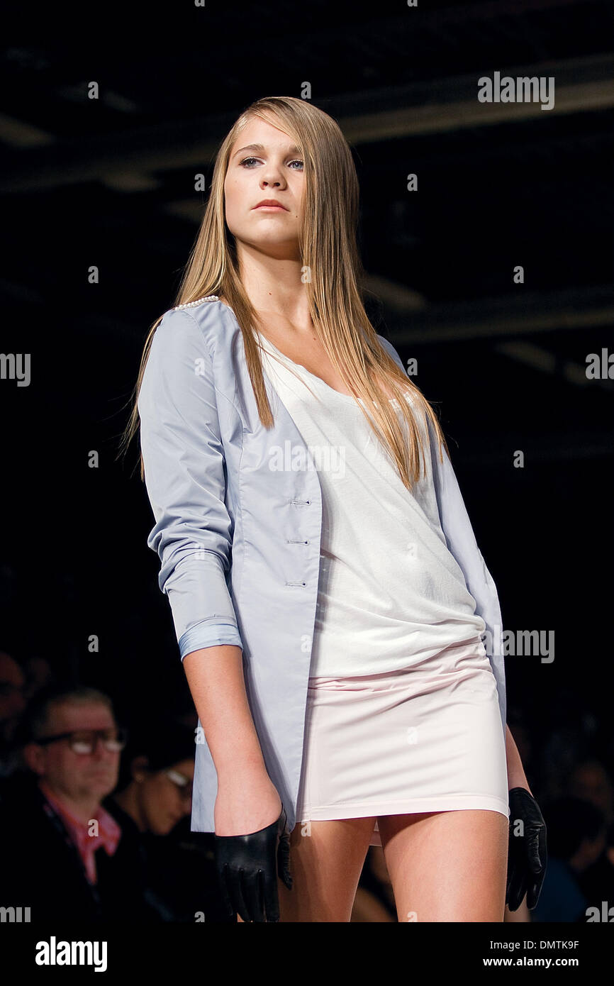 Jason Meyers unveils his line of clothing at the LG Fashion show in ...