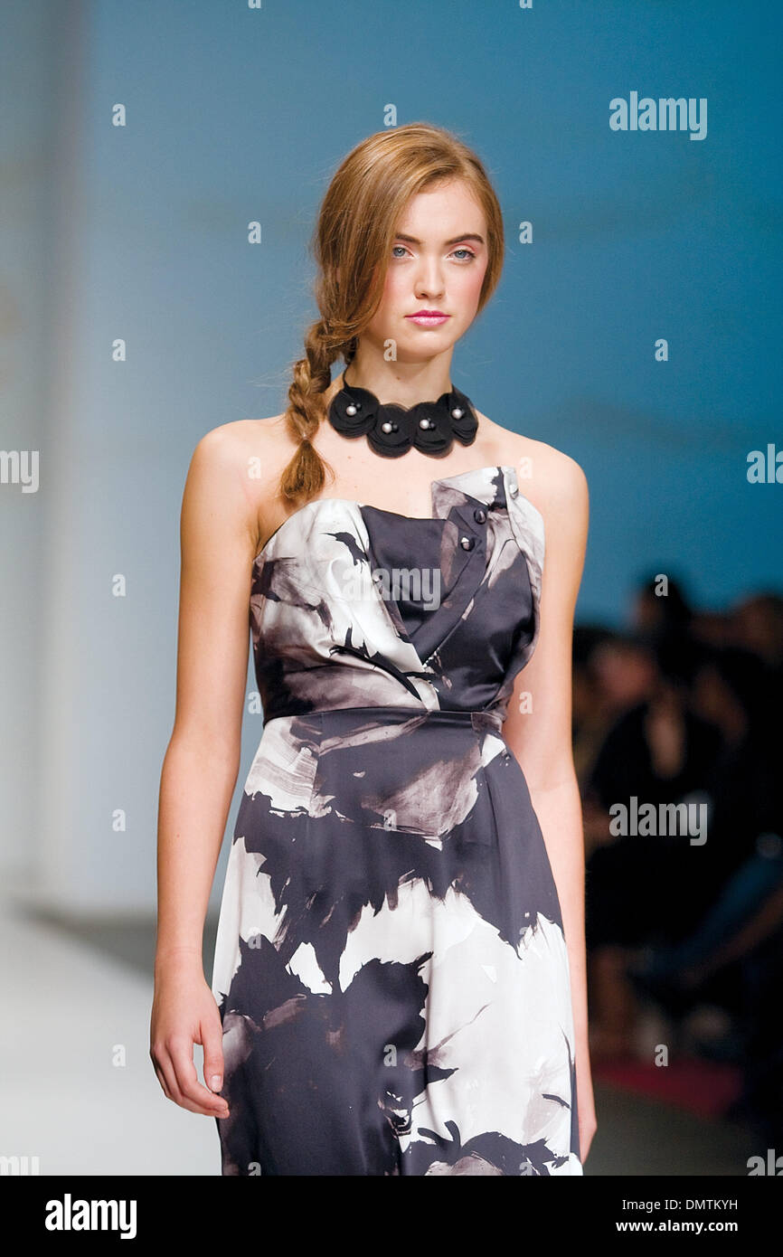 Katrina Tuttle unveils her line of clothing at the LG Fashion show in ...