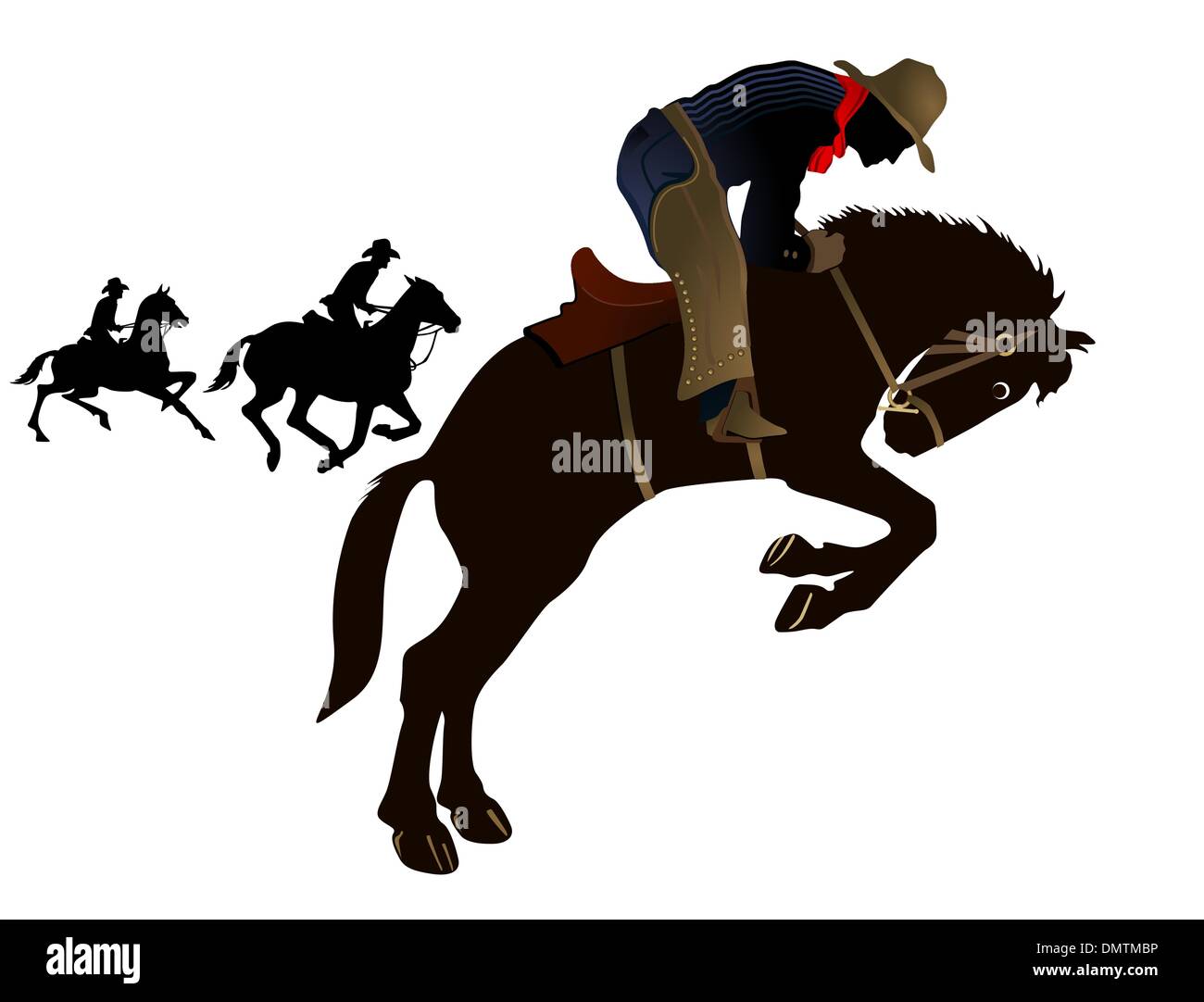 Rodeo Stock Vector Images - Alamy