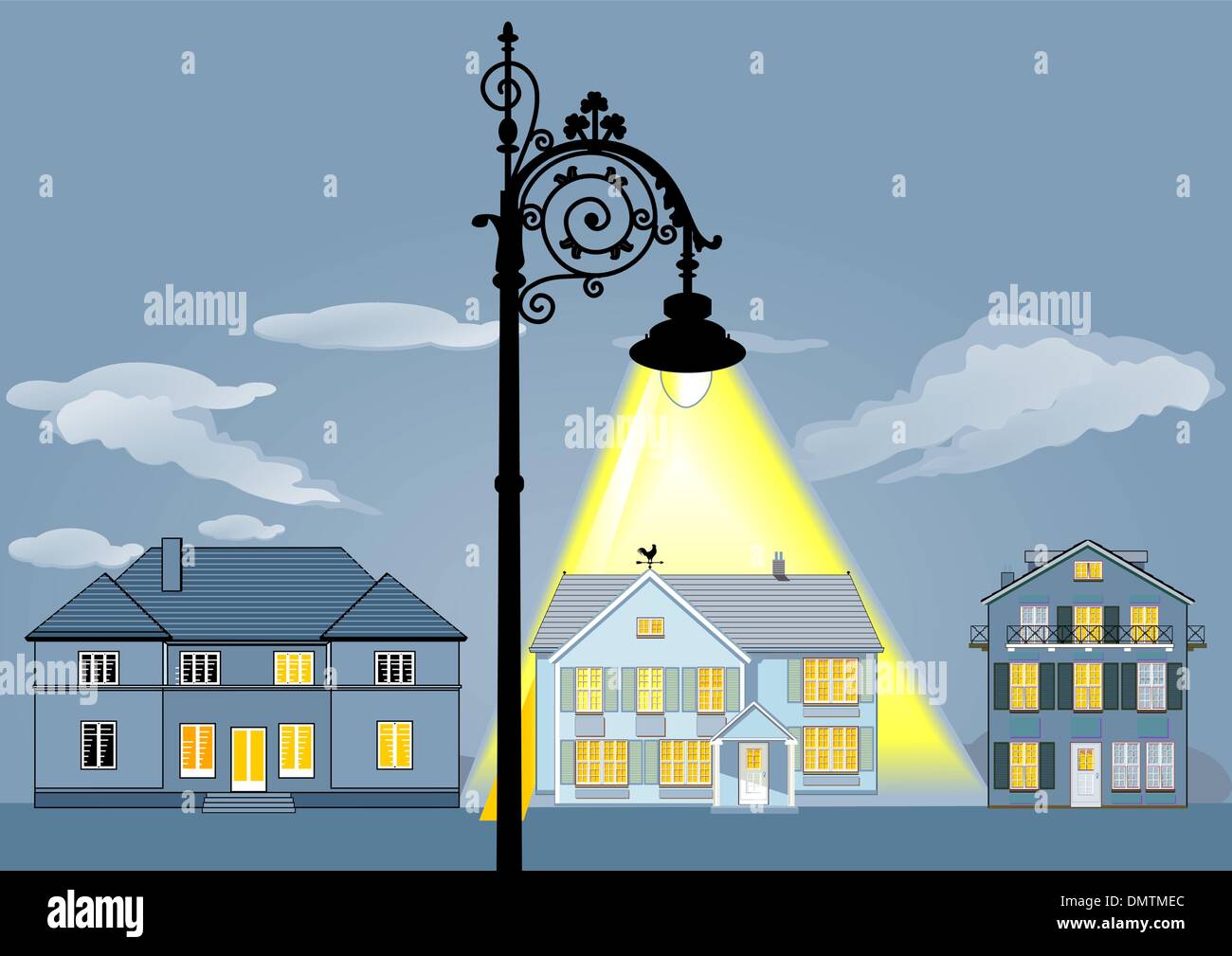 Family house lights Stock Vector Image & Art - Alamy