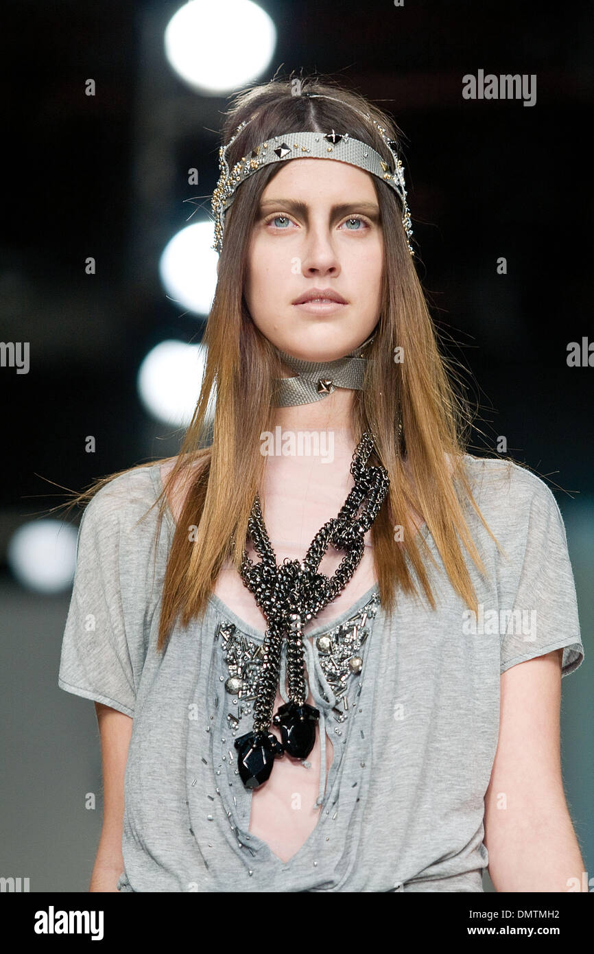 Lucian Matis unveils his line of clothing at the LG Fashion show in ...