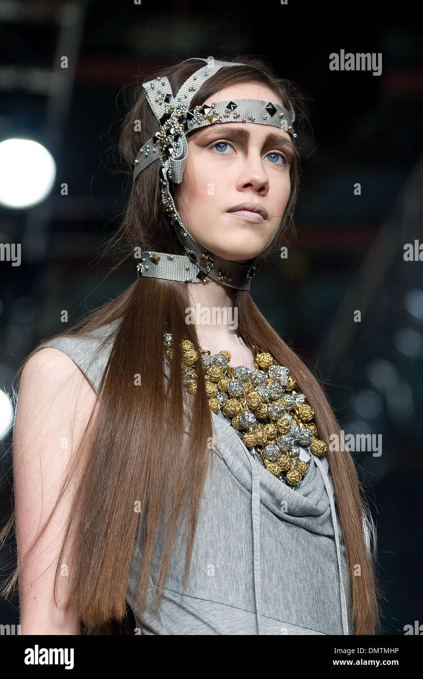 Lucian Matis unveils his line of clothing at the LG Fashion show in ...