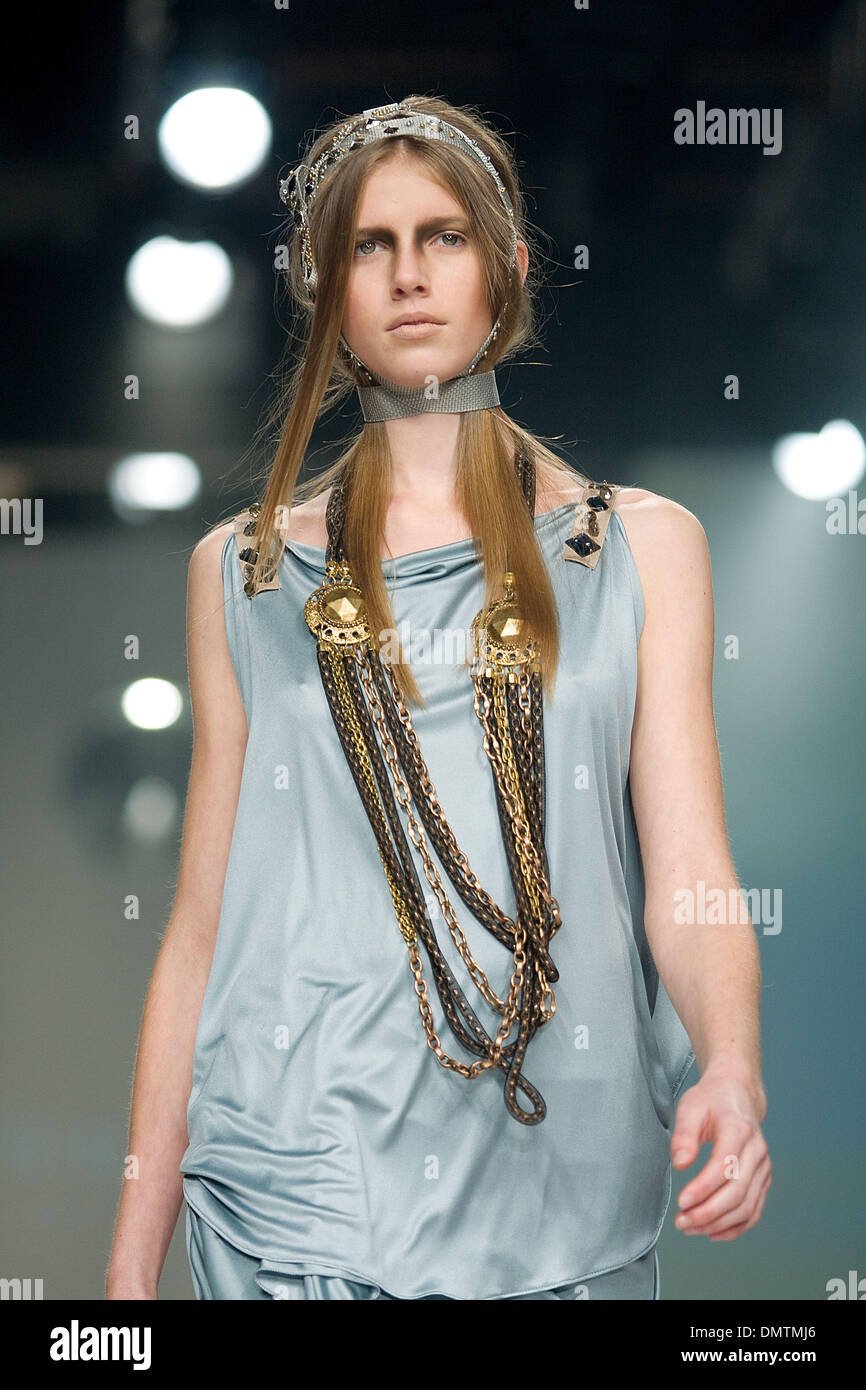 Lucian Matis unveils his line of clothing at the LG Fashion show in ...