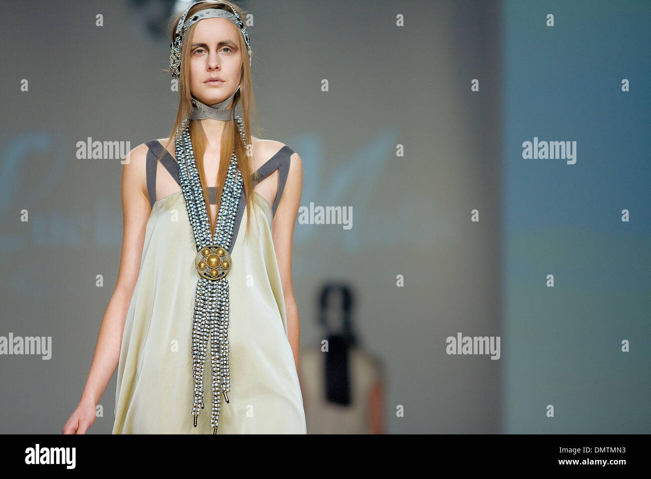 Lucian Matis unveils his line of clothing at the LG Fashion show in ...