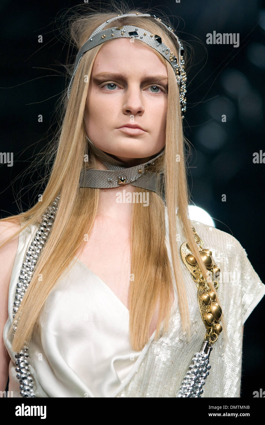 Lucian Matis unveils his line of clothing at the LG Fashion show in ...