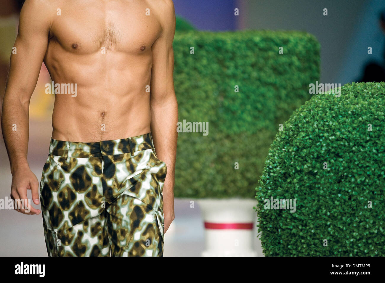 Roberto Cavalli unveils his line of clothing at the LG Fashion show in ...