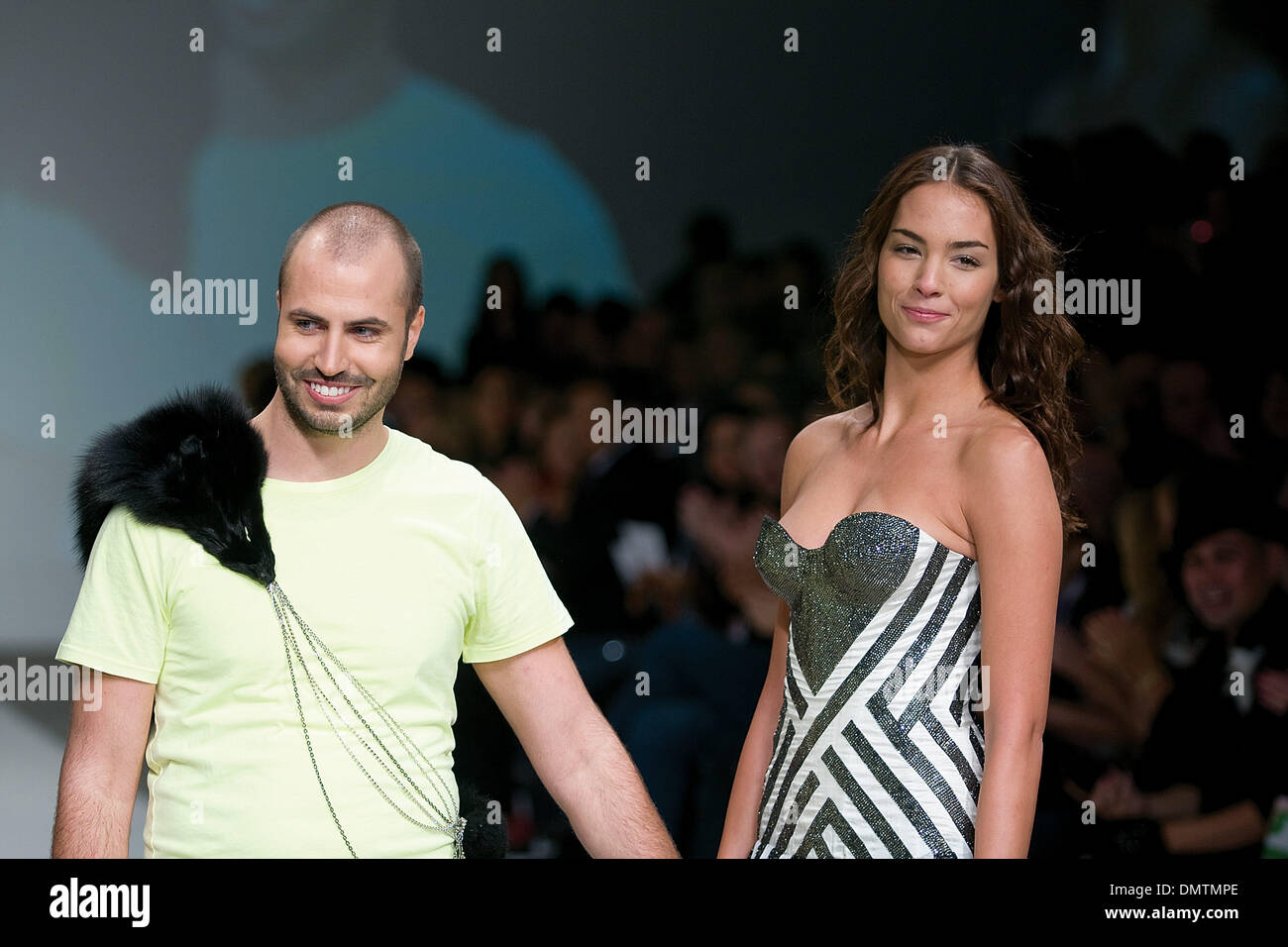 Brandon Dwyer unveils his line of clothing at the LG Fashion show in ...