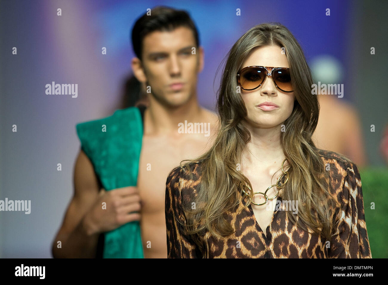 Roberto Cavalli unveils his line of clothing at the LG Fashion show in ...