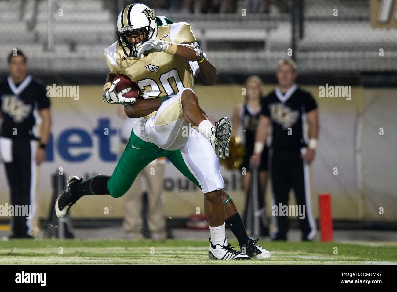 UCF Knights Ashton Hall (#20) with the interception against the ...