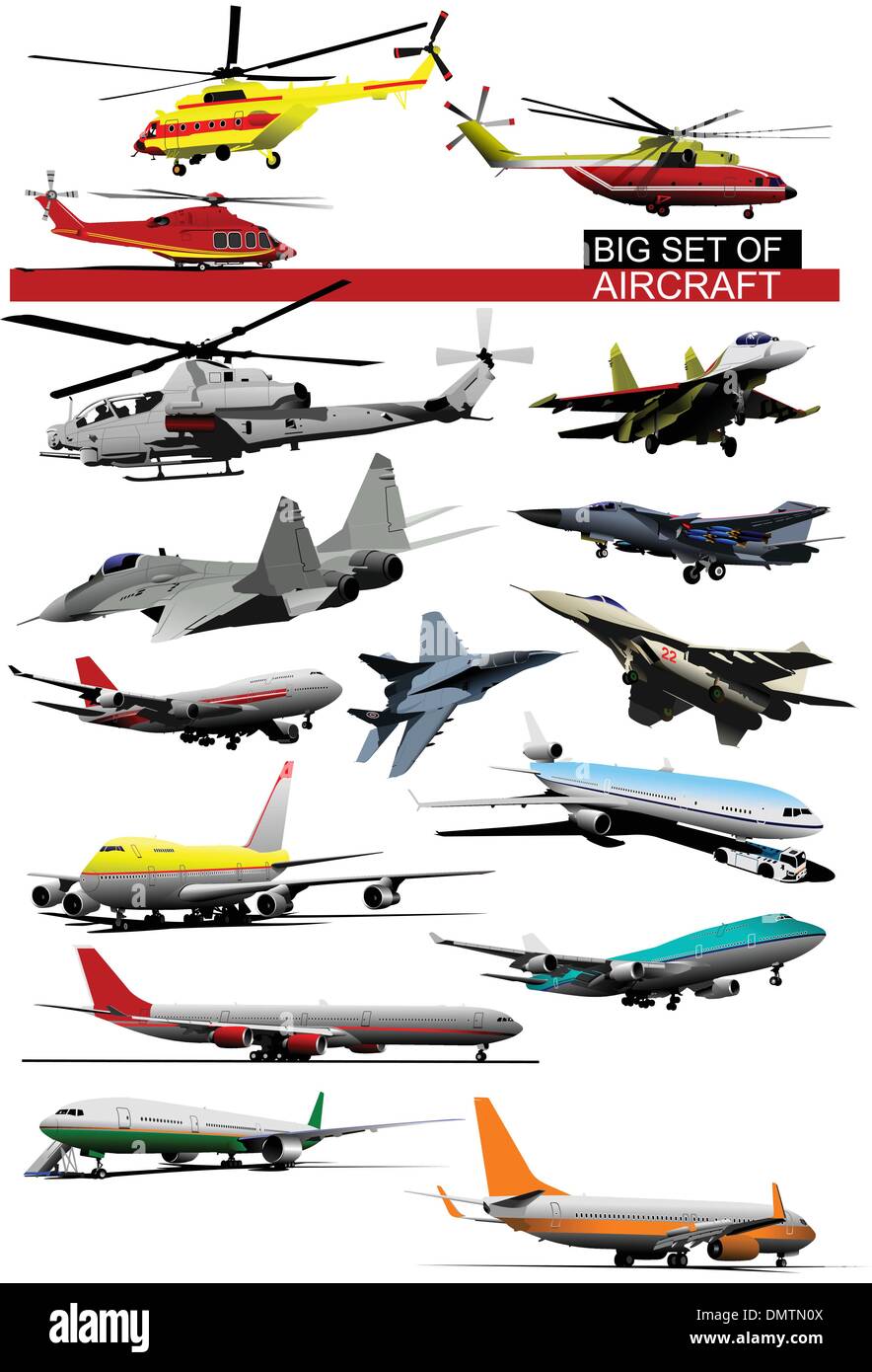 Aircraft vector vectors hi-res stock photography and images - Alamy