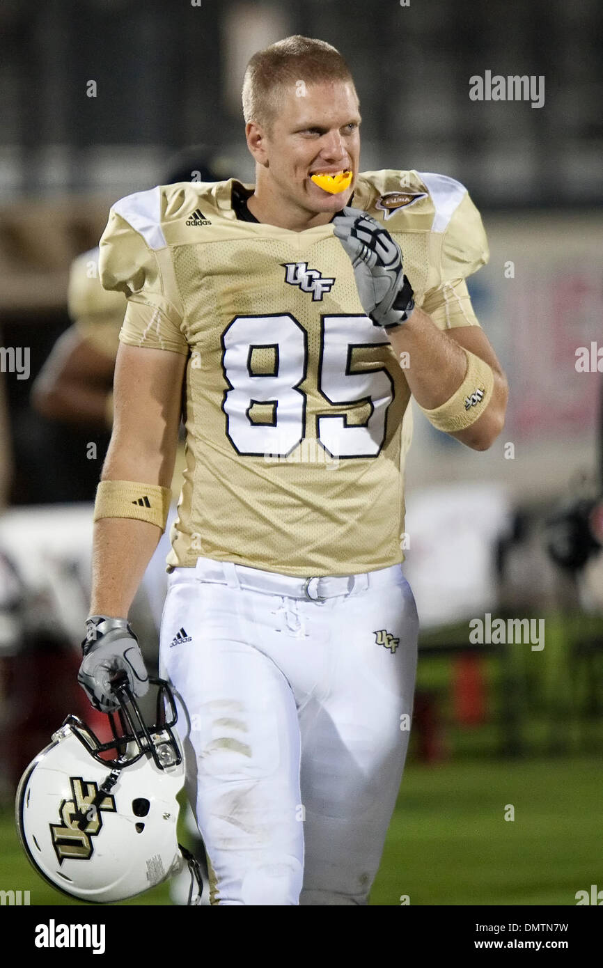 UCF Knights Willie Gaetjens (#85) against the Marshall Thundering Herd ...
