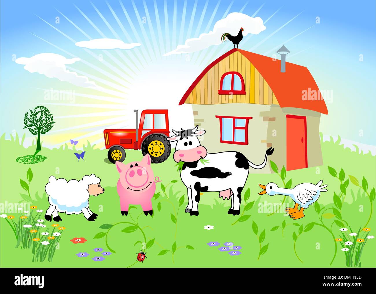 Animals House Stock Vector Images Alamy