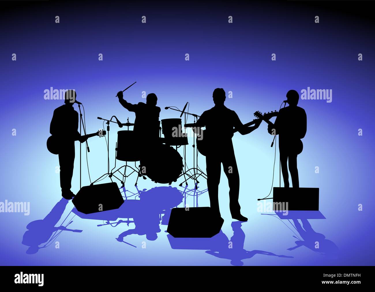 Boys to men band Stock Vector Images - Alamy