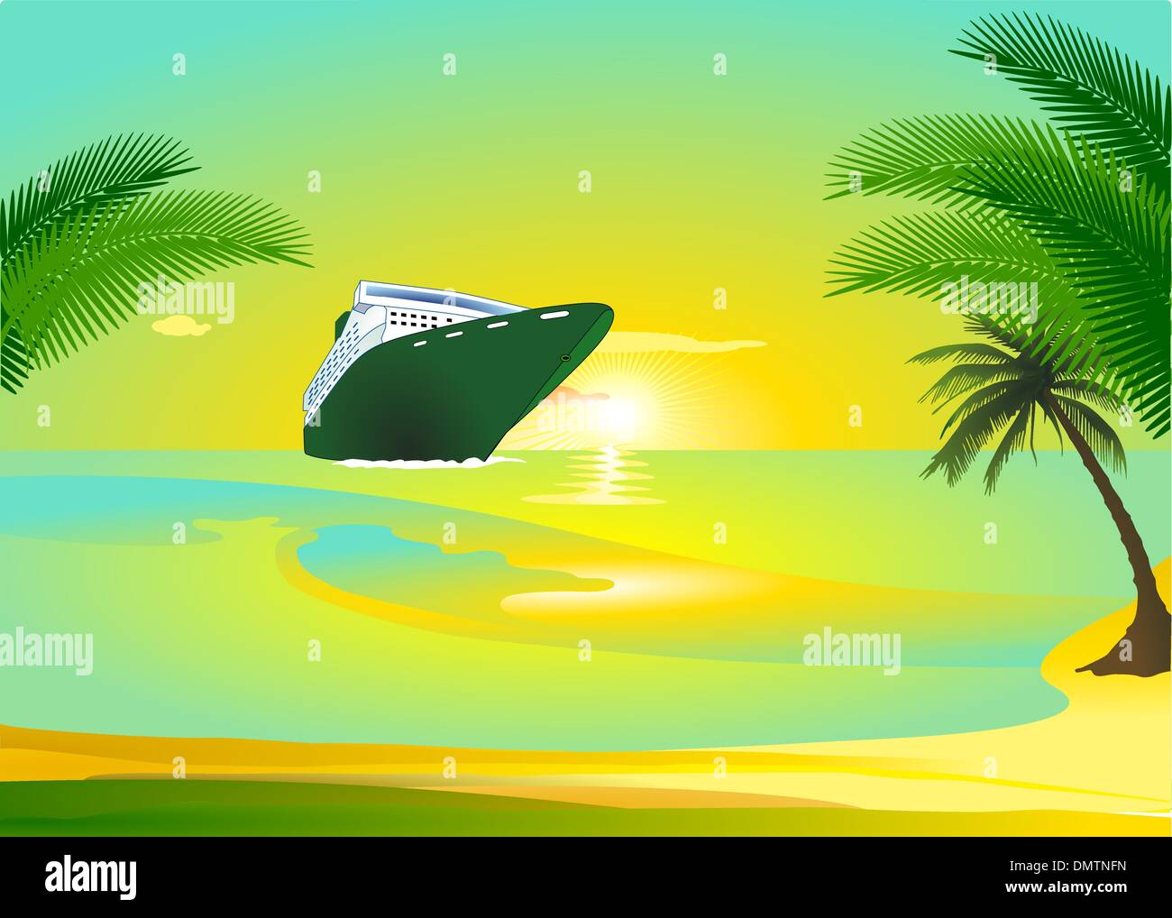 Marine lake cruise Stock Vector Images - Alamy