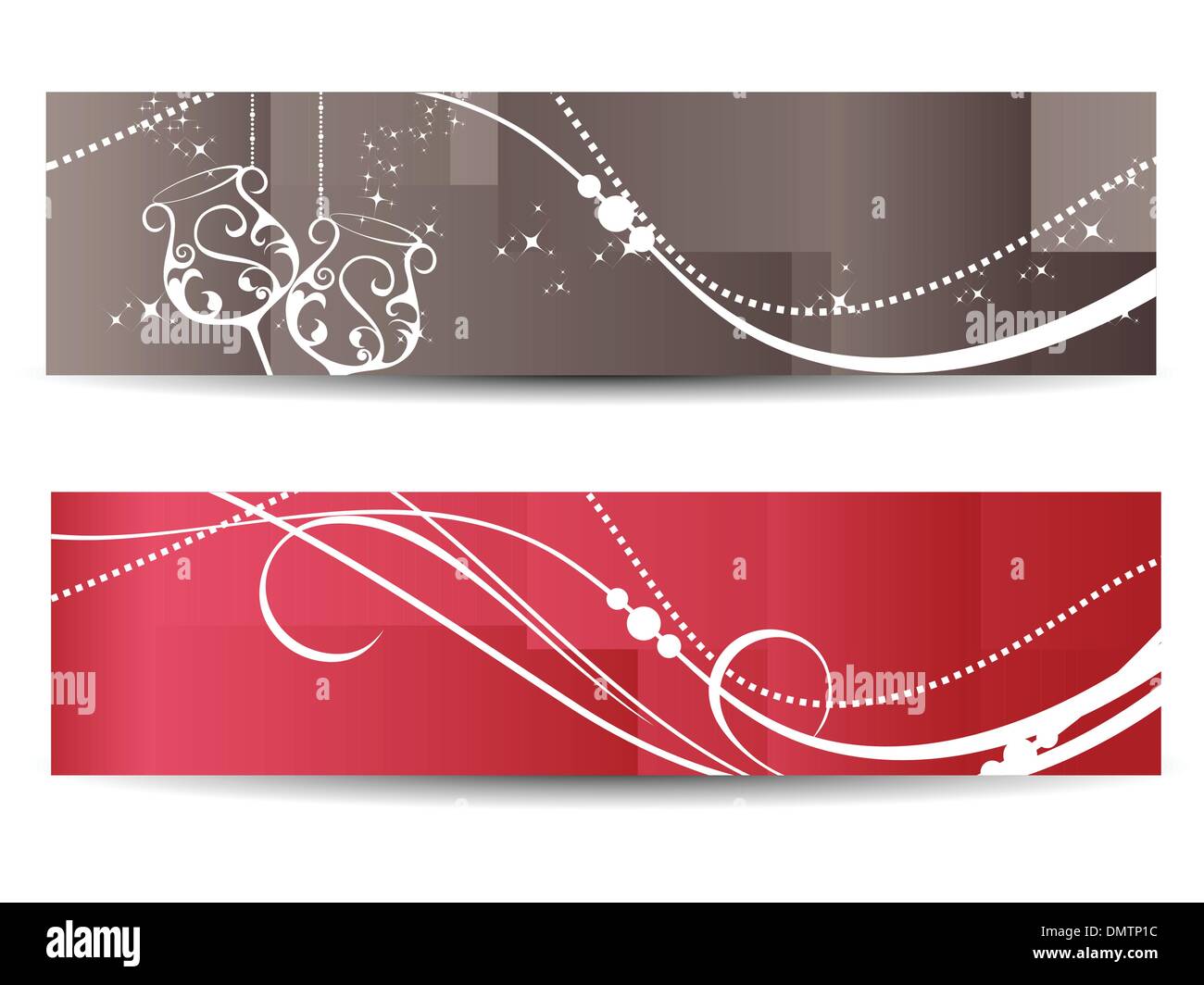 vector set of two banner Stock Vector Image & Art - Alamy